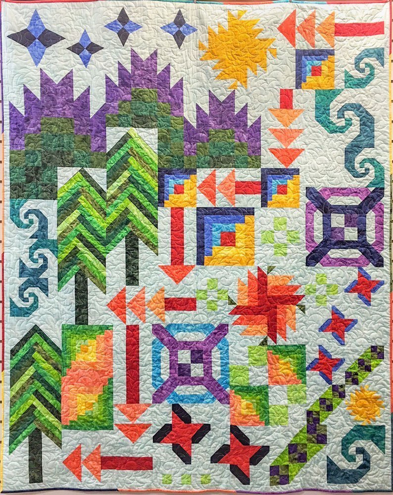 Adventure Quilt... a Road Trip- the Big Reveal! - Kate Colleran Designs