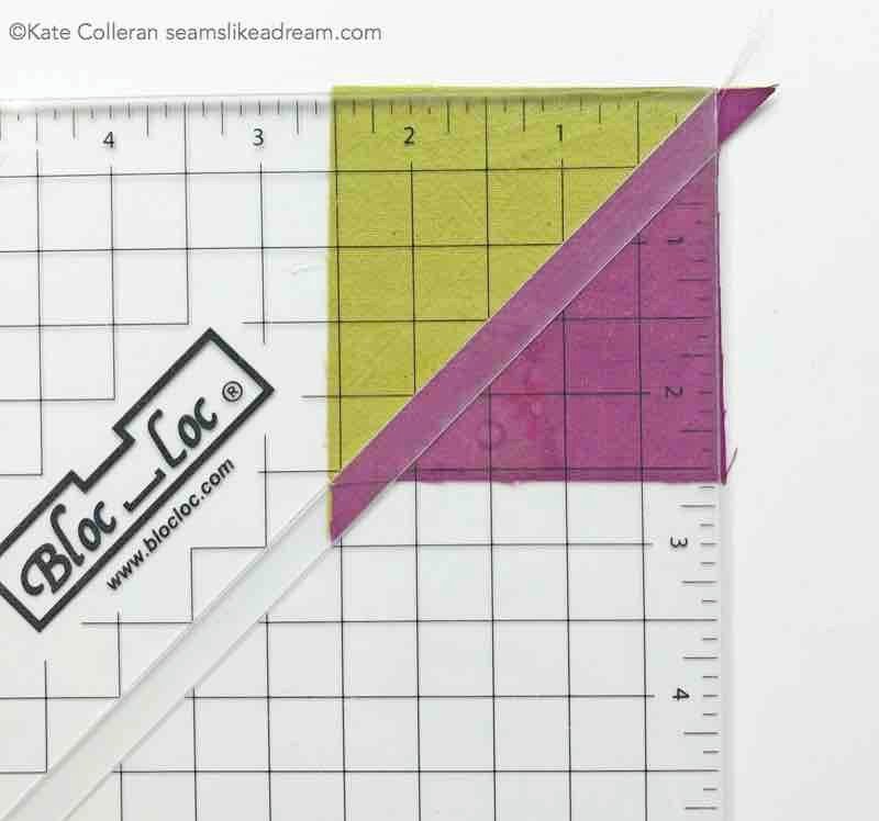 Easy Half Square Triangle Units - Kate Colleran Designs