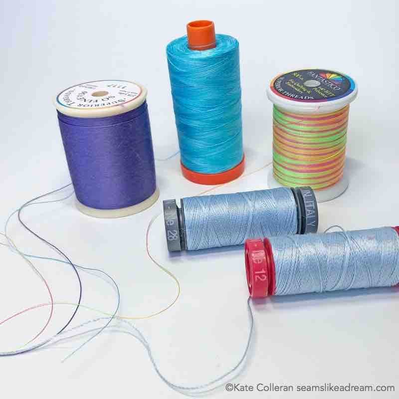 Dirrent Types of Sewing Threads - Kate Colleran Designs