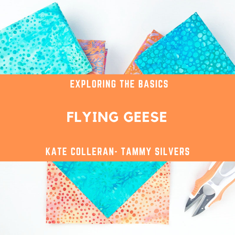 Flying Geese Tutorial | Quilting Basics - Kate Colleran Designs
