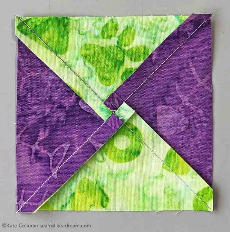 Quarter Square Triangles Tutorial - Kate Colleran Designs