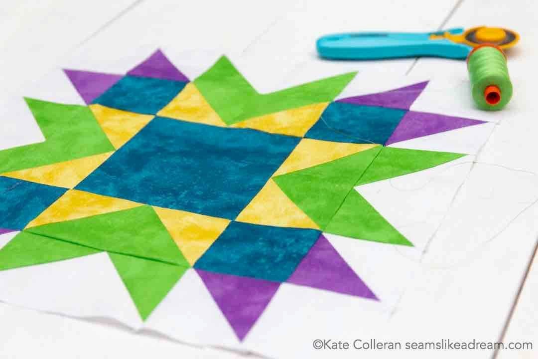 Luminous Quilt Along Project: Block 4 - Kate Colleran Designs