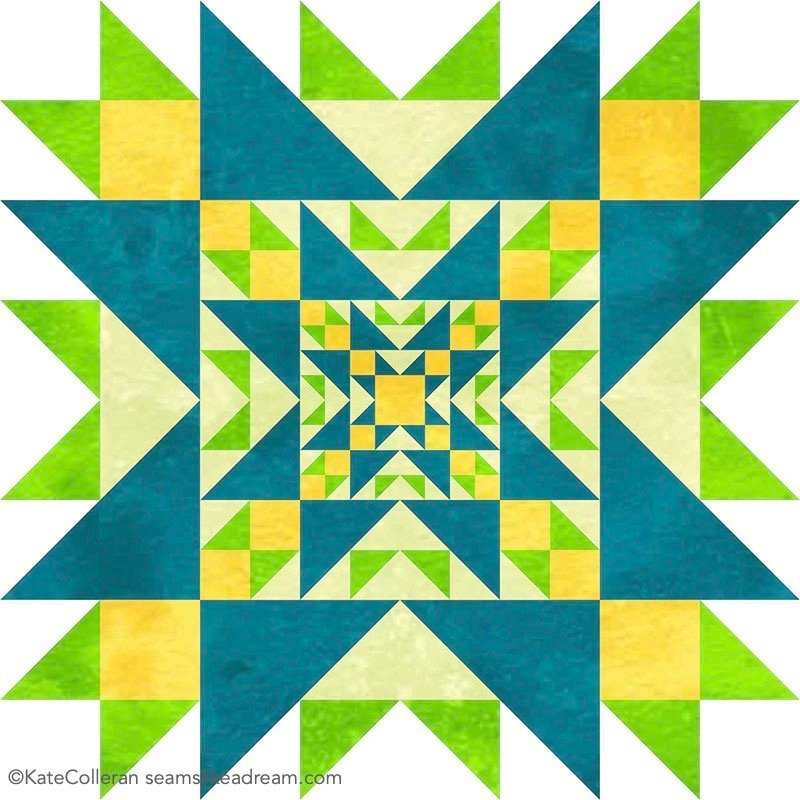 Luminous Quilt Along Project Block 6 - Kate Colleran Designs