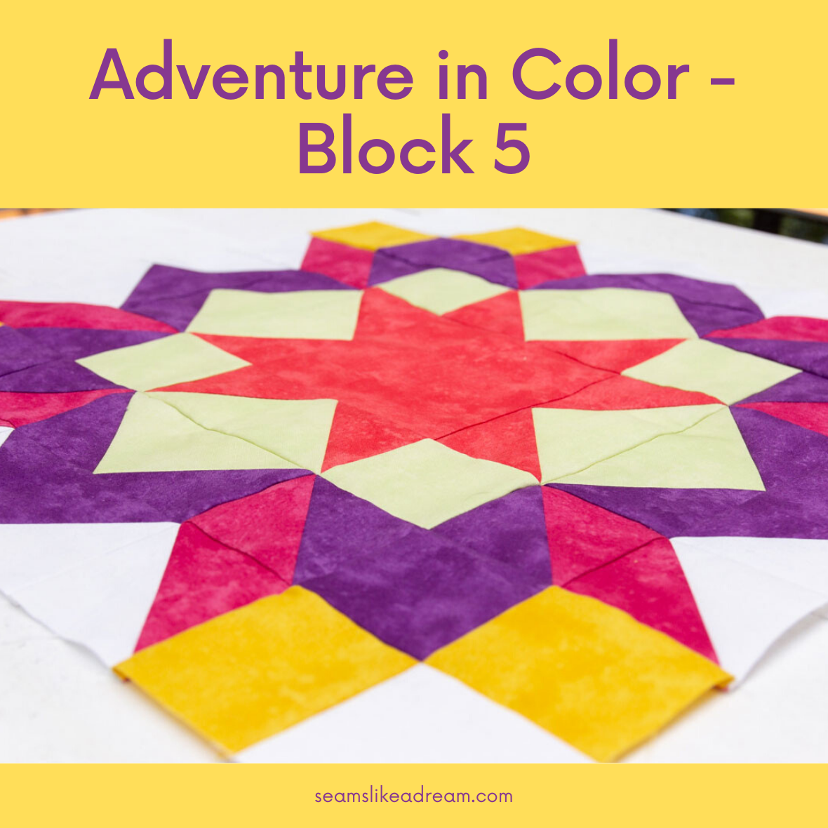 Luminous Quilt Along Project: Block 5 - Kate Colleran Designs