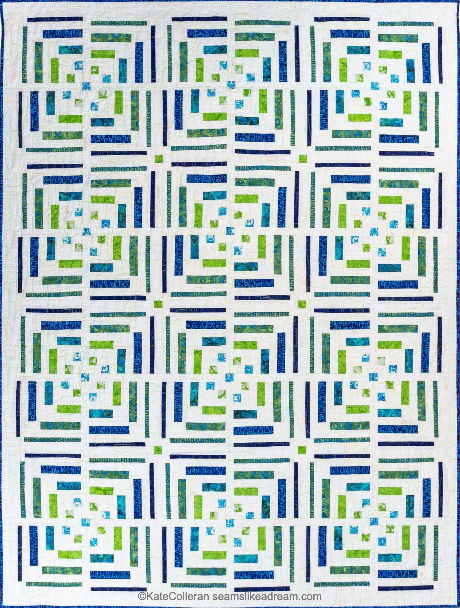 Exploring Quilting Basics: Log Cabin Quilt Block - Kate Colleran Designs