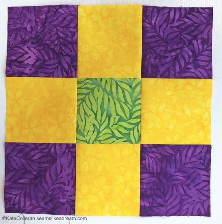 Disappearing 9 Patch Block - Kate Colleran Designs