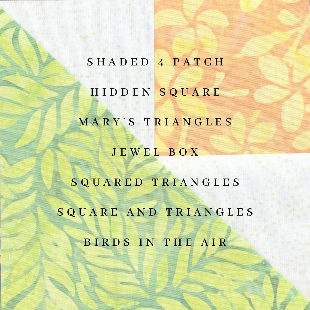 Shaded Four Patch Quilt Block - Kate Colleran Designs