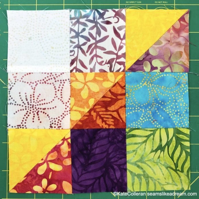 Nine Patch Quilt Block Tutorial - Kate Colleran Designs