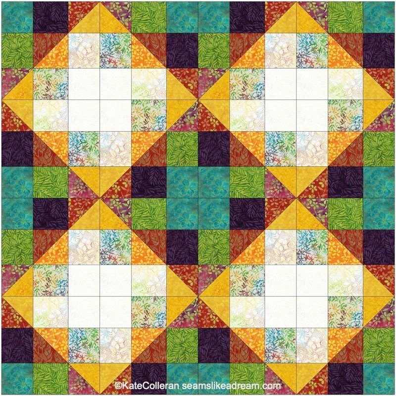 Nine Patch Quilt Block Tutorial - Kate Colleran Designs