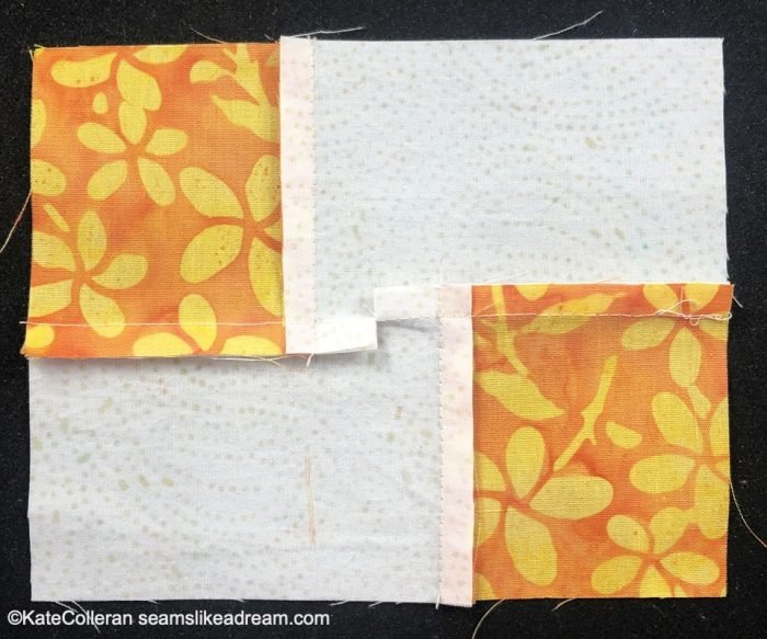 Shaded Four Patch Quilt Block - Kate Colleran Designs