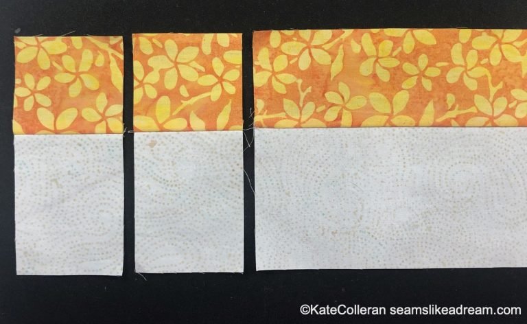 Shaded Four Patch Quilt Block - Kate Colleran Designs