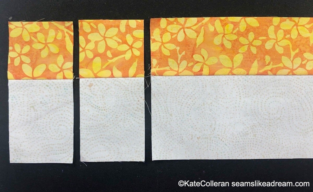 Shaded Four Patch Quilt Block - Kate Colleran Designs