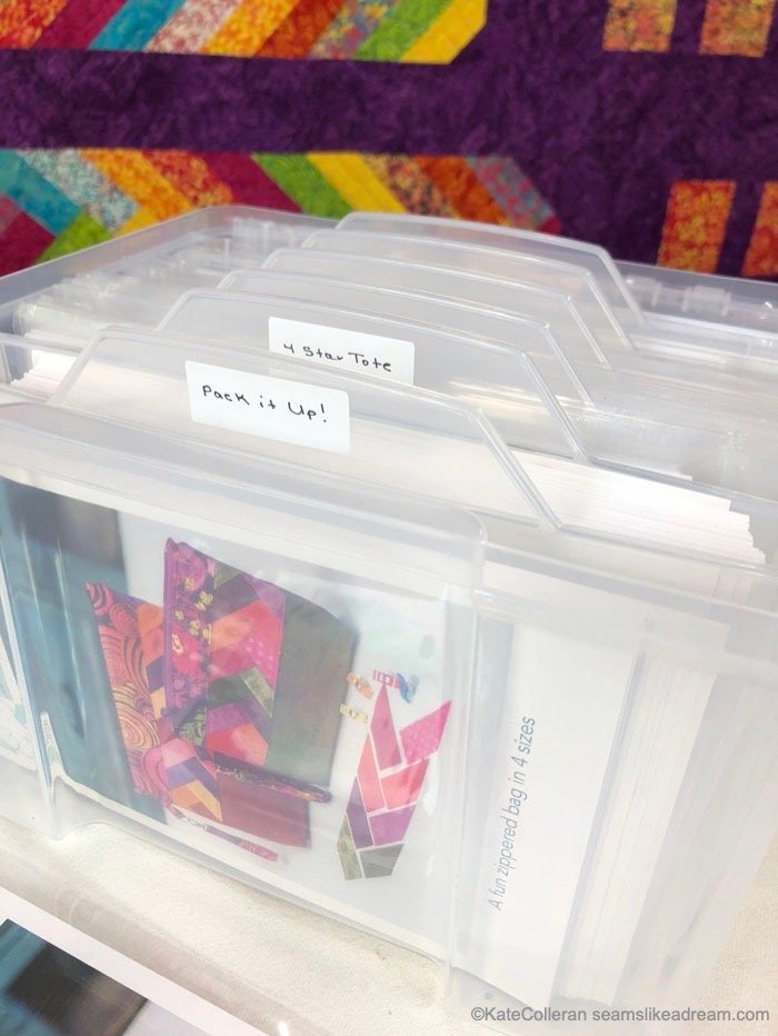 Quilt & Sewing Pattern Storage Ideas - Kate Colleran Designs