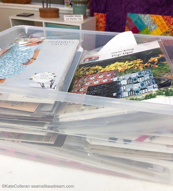 Quilt & Sewing Pattern Storage Ideas - Kate Colleran Designs