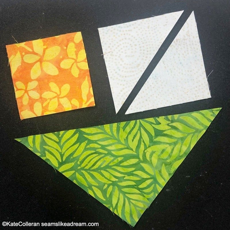 Shaded Four Patch Quilt Block - Kate Colleran Designs