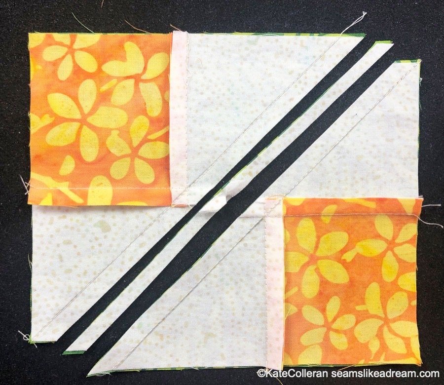 Shaded Four Patch Quilt Block - Kate Colleran Designs