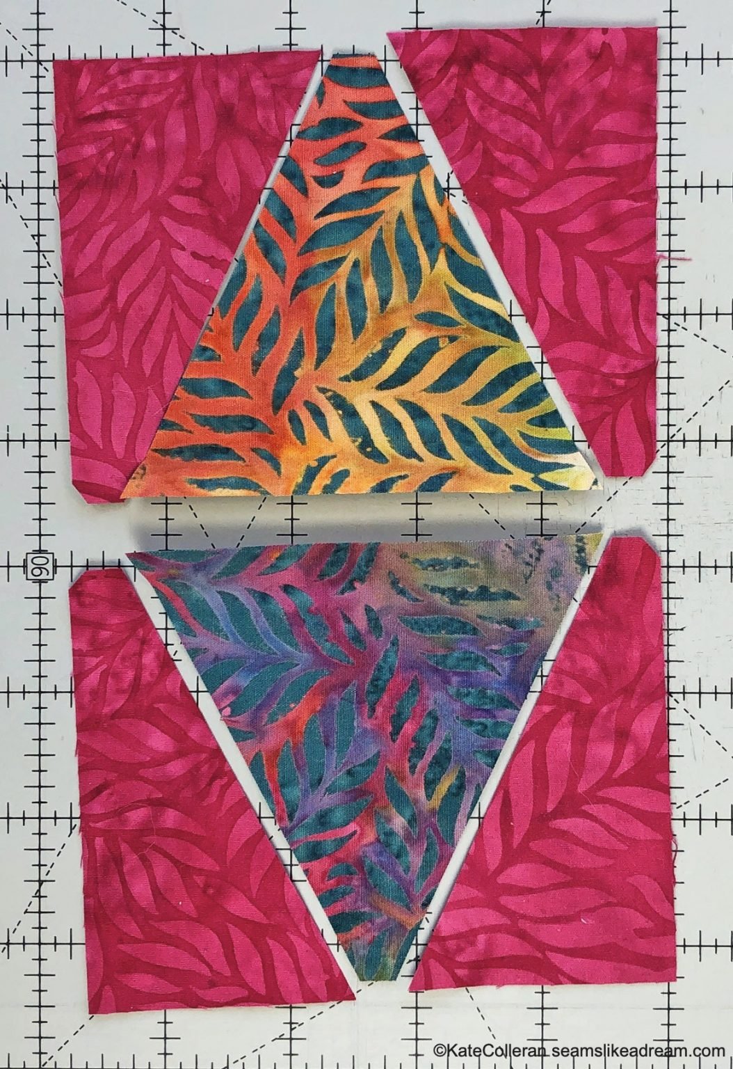 diamond-in-a-rectangle-quilt-block - Kate Colleran Designs