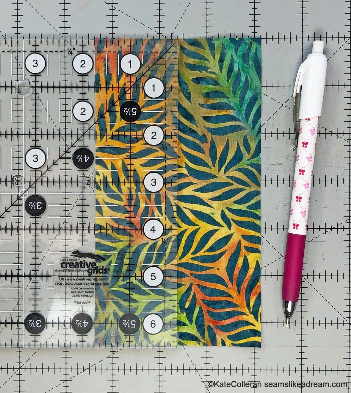 diamond-in-a-rectangle-quilt-block - Kate Colleran Designs