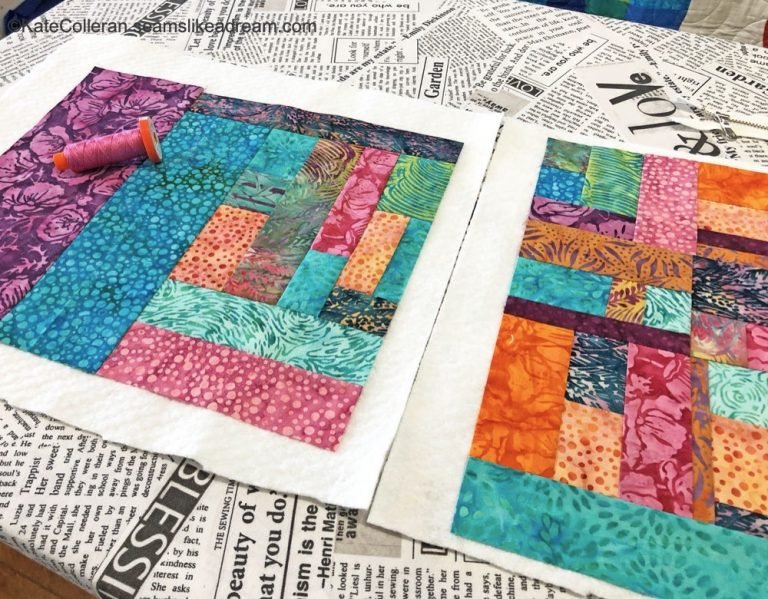 How to make Crumb Quilt Blocks - Kate Colleran Designs