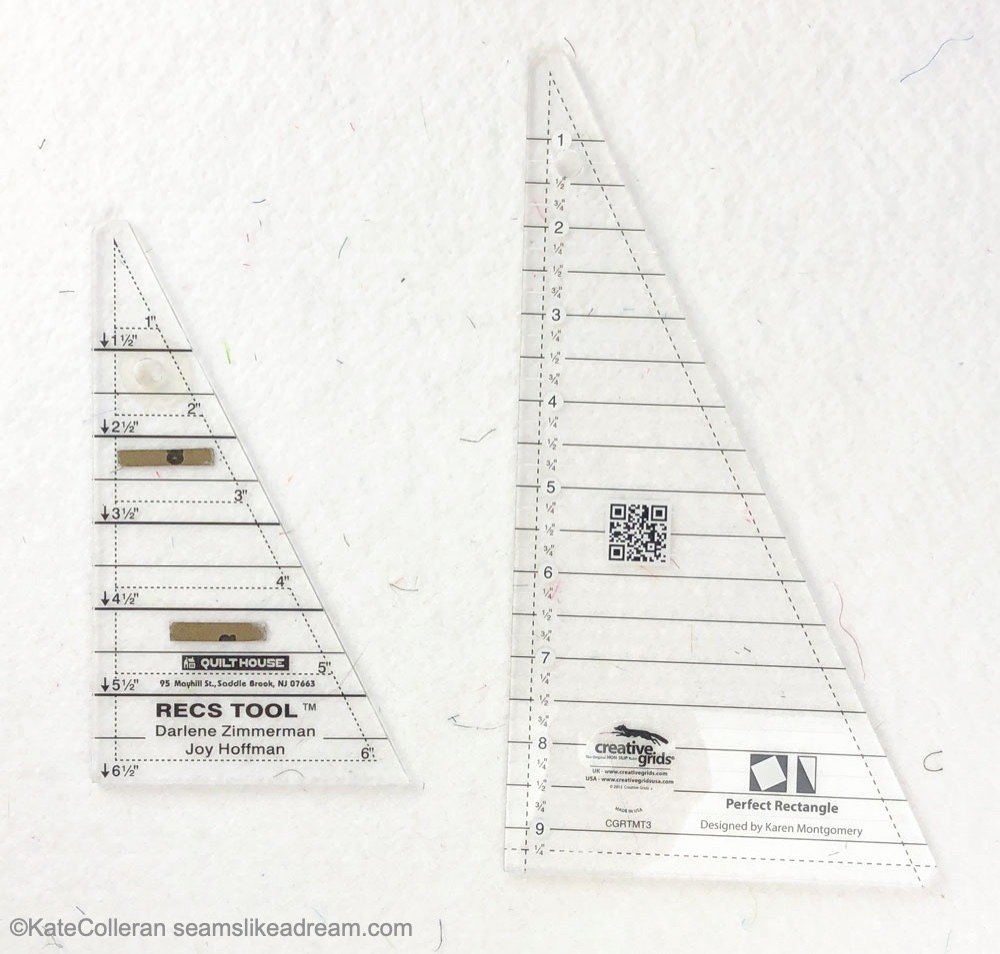 Half Rectangle Triangle Block Tutorial - Kate Colleran Designs