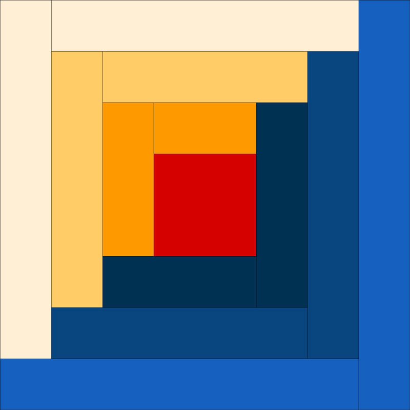 Exploring Quilting Basics: Log Cabin Quilt Block - Kate Colleran Designs