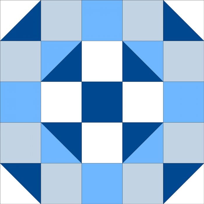 Exploring Quilting Basics: The Five Patch Chain Quilt Block - Kate ...