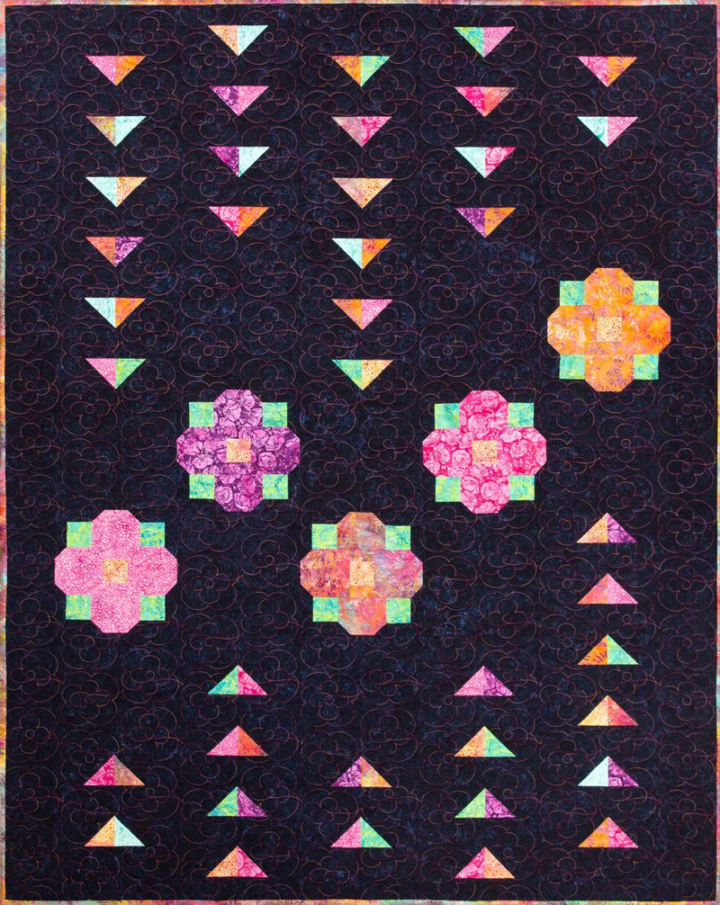 Garden Memories: A Modern Floral Quilt Pattern - Kate Colleran Designs