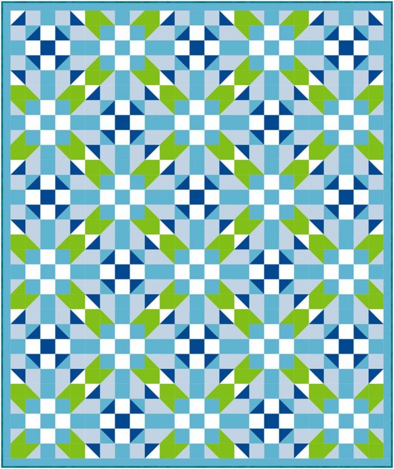 Exploring Quilting Basics: The Five Patch Chain Quilt Block - Kate ...