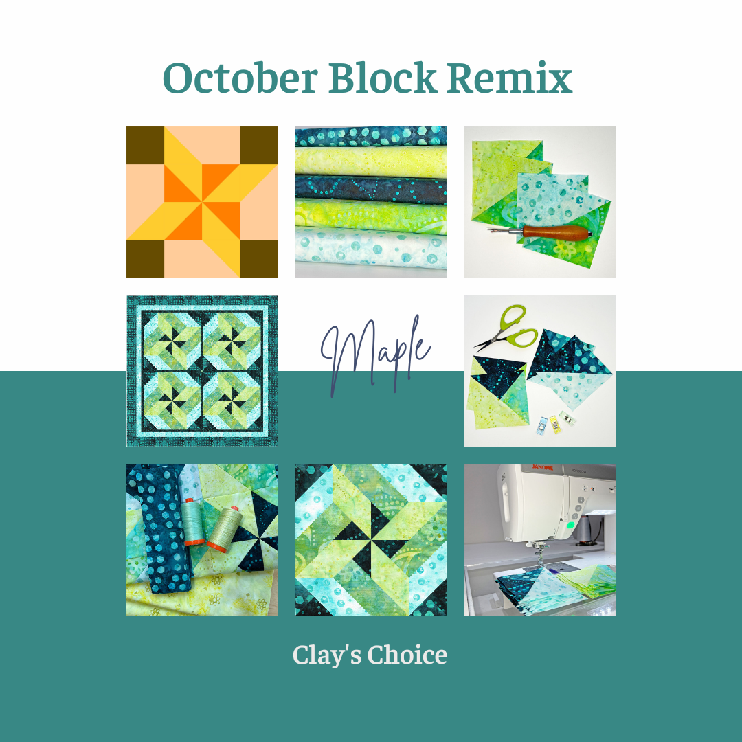 Clay's Choice quilt block Remix! - Kate Colleran Designs